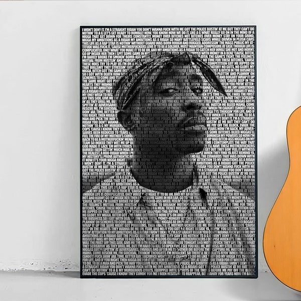 Tupac Shakur Poster - Etsy