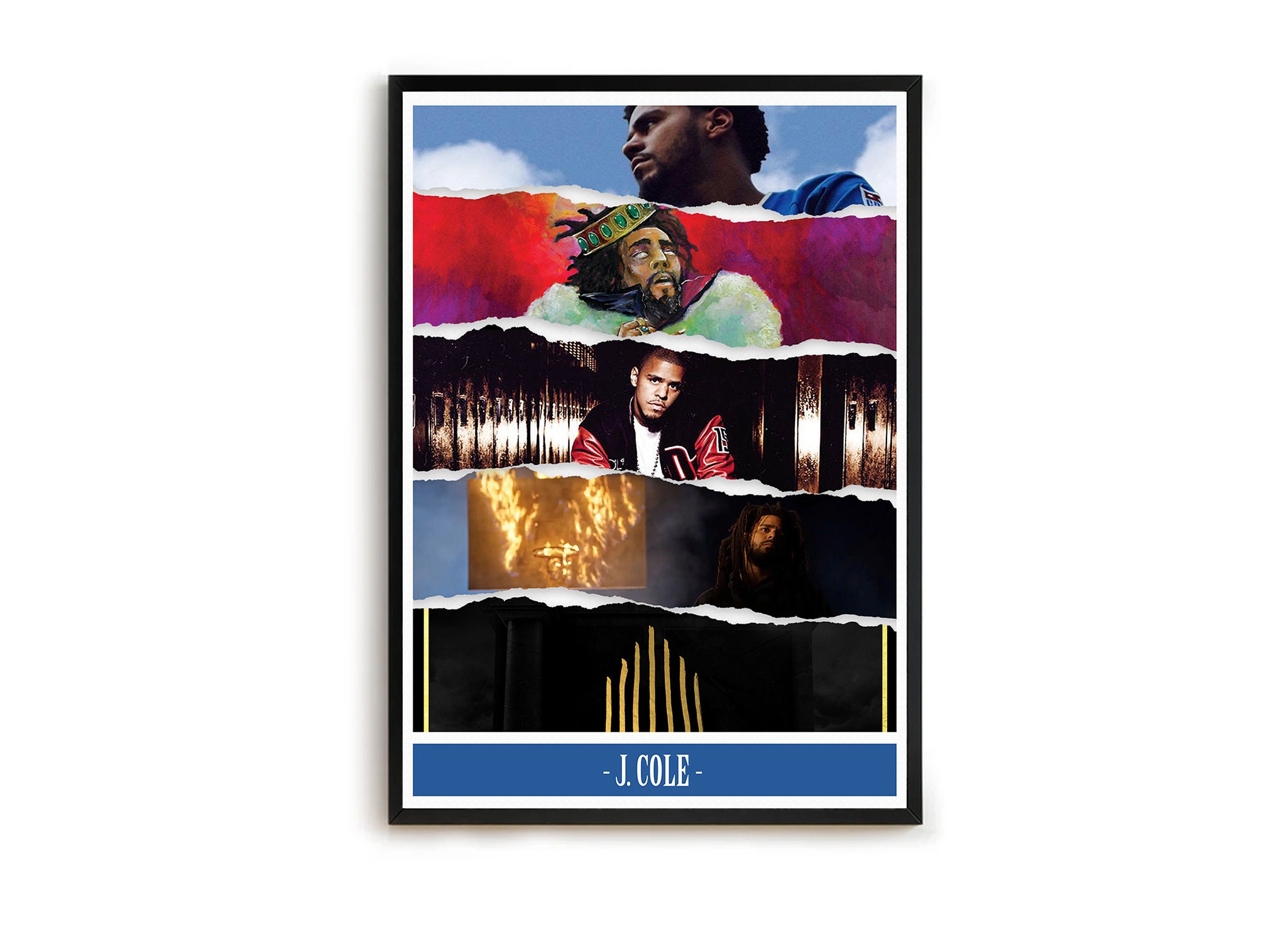 J Cole Poster| Minimalist Album Cover Poster
