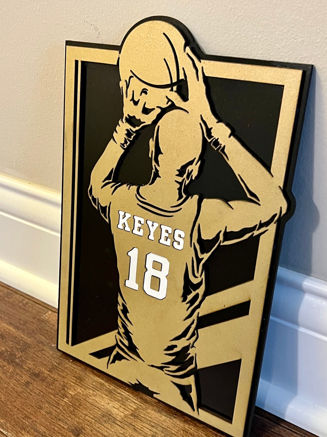 Personalized Basketball Player Sign - Etsy