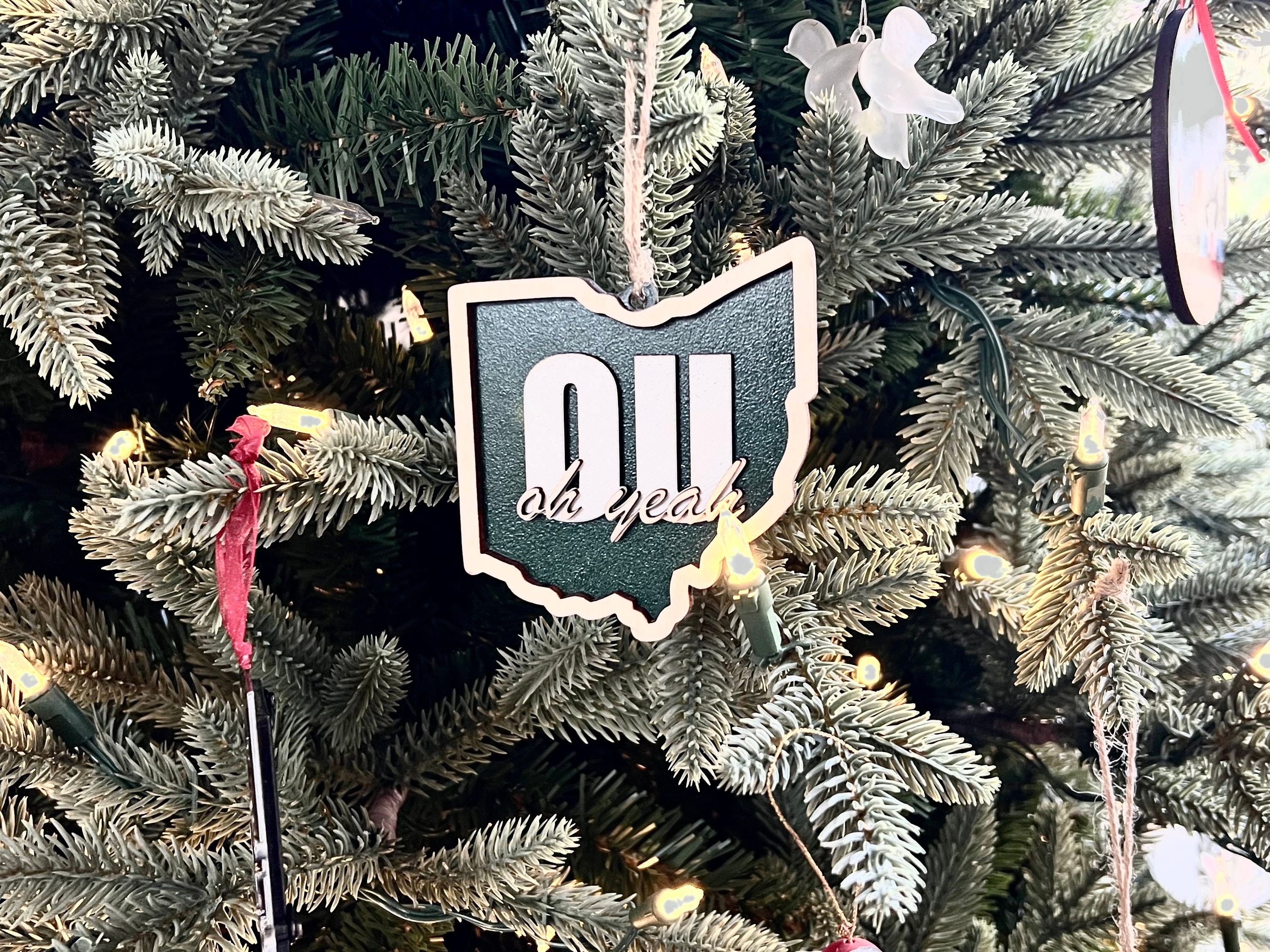 Ohio University OU Oh Yeah Ornament - Etsy