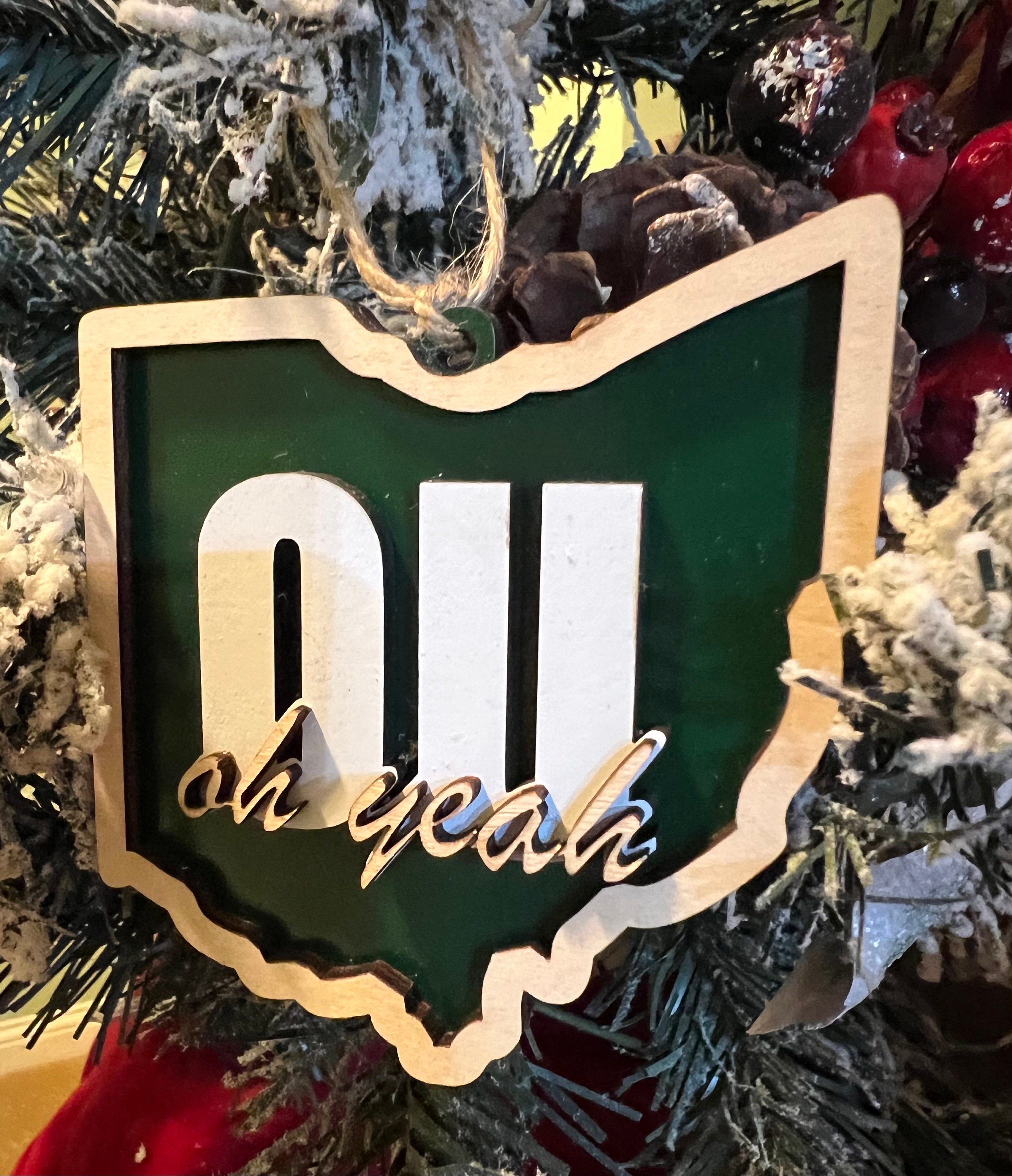 Ohio University OU Oh Yeah Ornament - Etsy