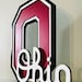 Ohio State University Layered Block O Ohio Script - Etsy