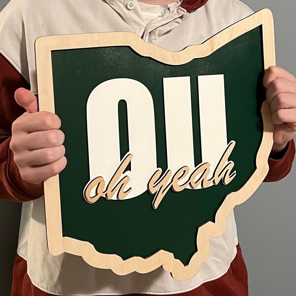 Ohio Wood Sign - Etsy