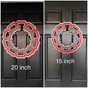 Licensed Ohio State University Block O Layered Wreath - Etsy