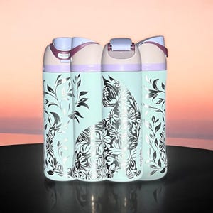 Owala 24oz Freesip Cat Lover Full Wrap Engraved Water Bottle - Etsy