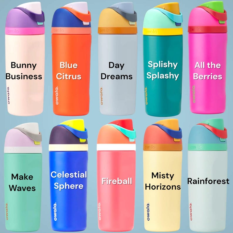 Personalized Kids Owala 16oz Freesip Custom Engraved Water Bottle - Etsy