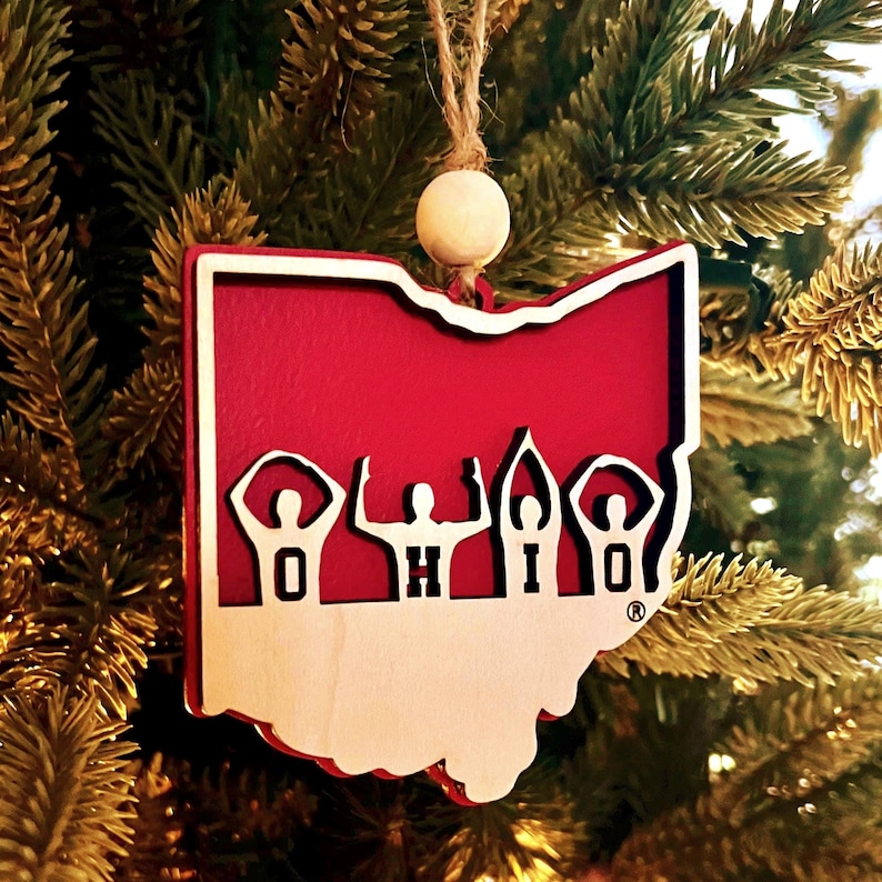 Ohio State University Christmas Ornament - Etsy