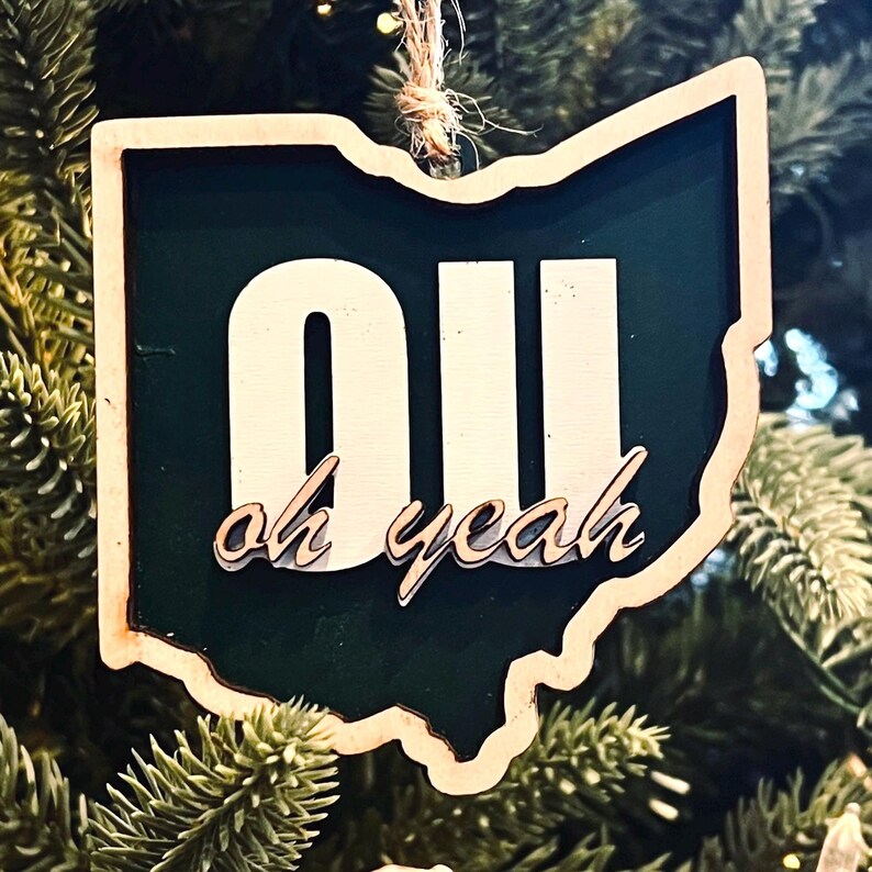 Ohio University OU Oh Yeah Ornament - Etsy