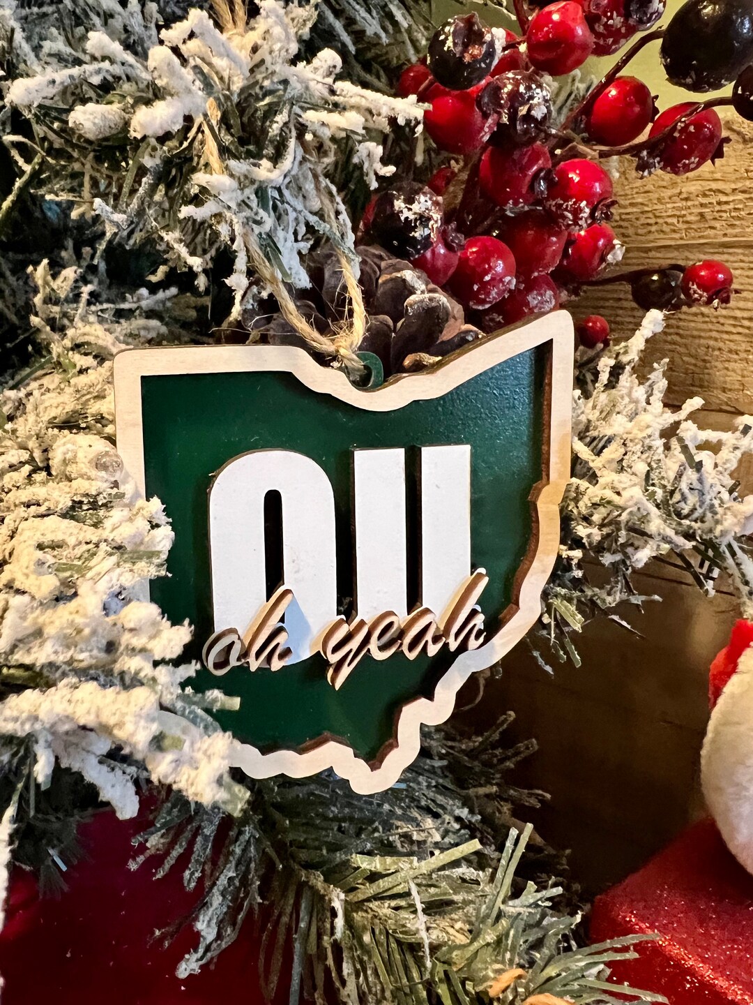 Ohio University OU Oh Yeah Ornament - Etsy
