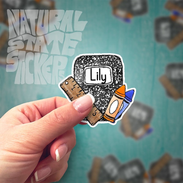 Composition Label Svg - Etsy