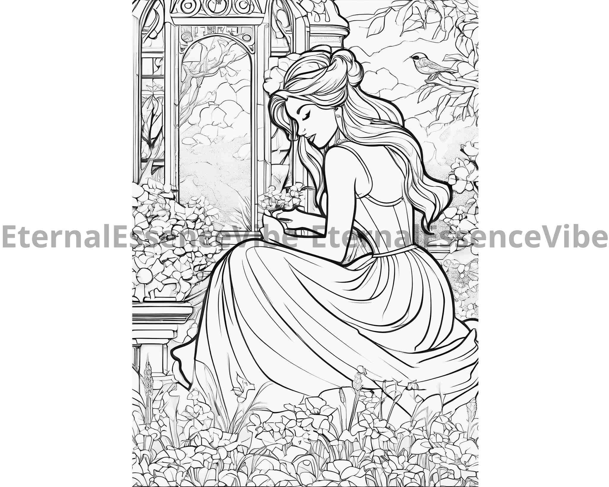 33 Coloring Pages Illustrating the Springtime Beauty and Enchantment of ...