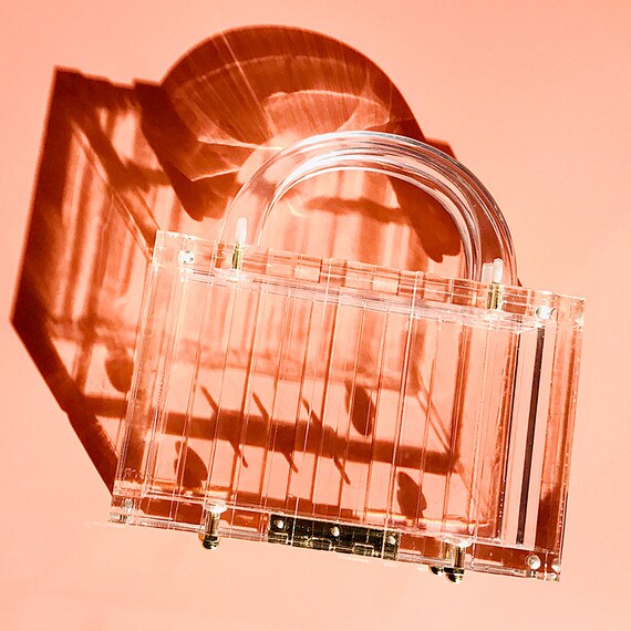 Transparent Acrylic Clutch Beautiful Evening Bag Luxury - Etsy