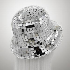 Disco Bucket Hat Disco Ball Festival Visor Military Mirror Tiled Disco ...