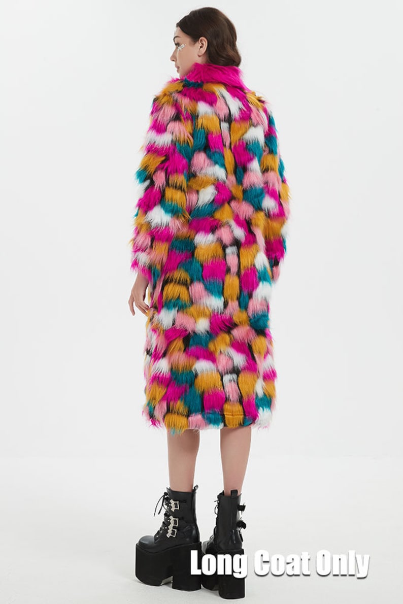 Butterfly Bomber Winter Long Coat, Rave Coat, Rainbow Jacket, Rave ...