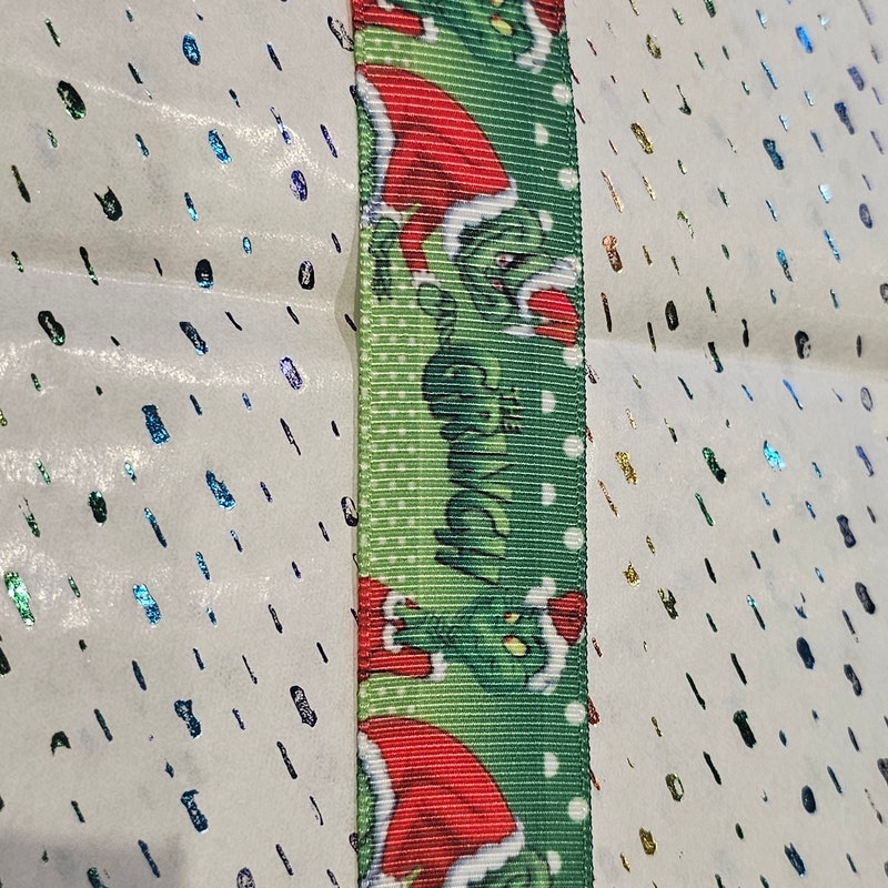 Grinch Ribbon - Etsy UK