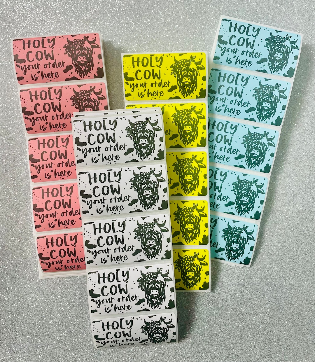 Holy Cow Packaging Stickers: Thermal Labels (2.25” X 1.25”) - Etsy