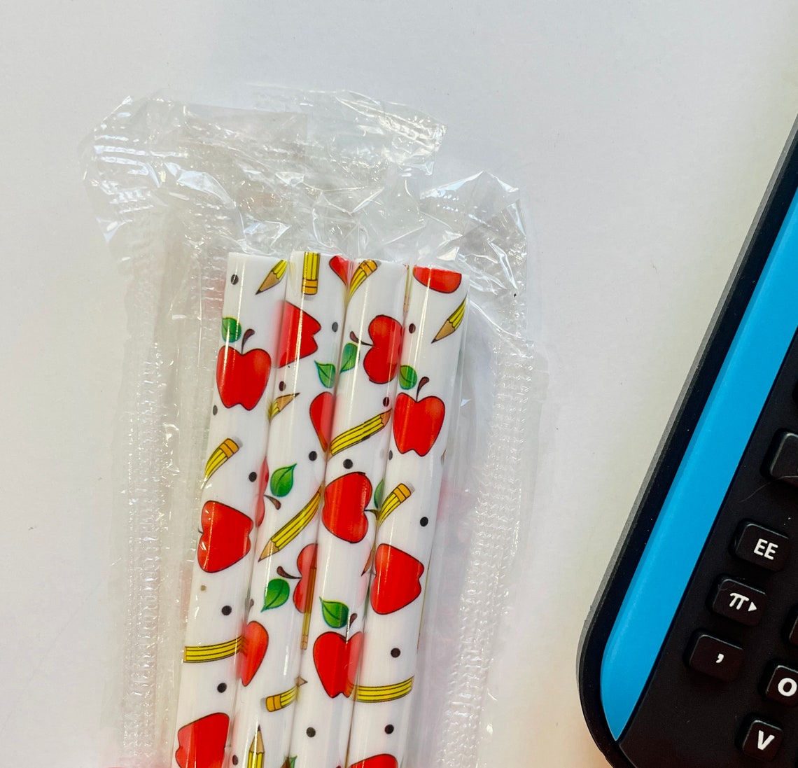 School Teacher 9 Inch Reusable Straws, Eco Friendly, Environmentally ...