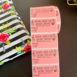 Pick up Thermal Stickers: Packaging Labels (2.25" X 1.25") - Etsy
