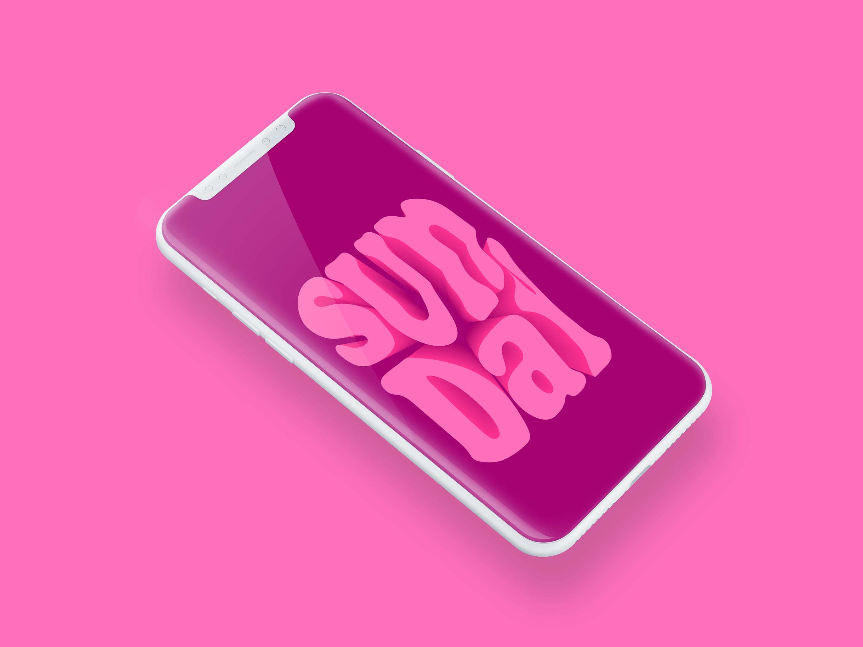 Set of 7 Days of the Week Phone Wallpapers - Etsy