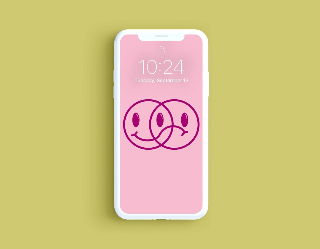 Smiley Sad Face Phone Wallpaper - Etsy