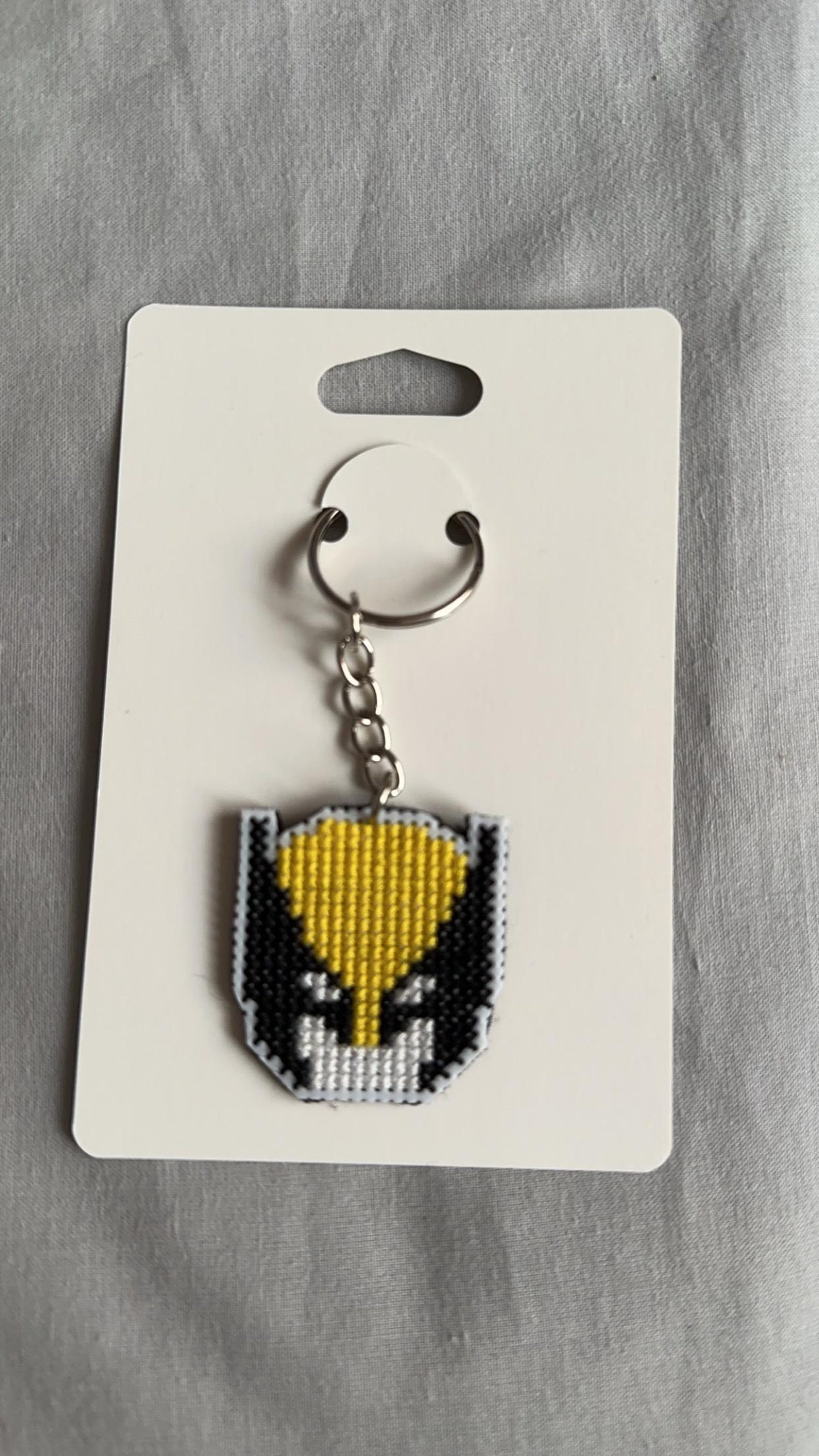 Deadpool & Wolverine Cross Stitch Keychain - Etsy