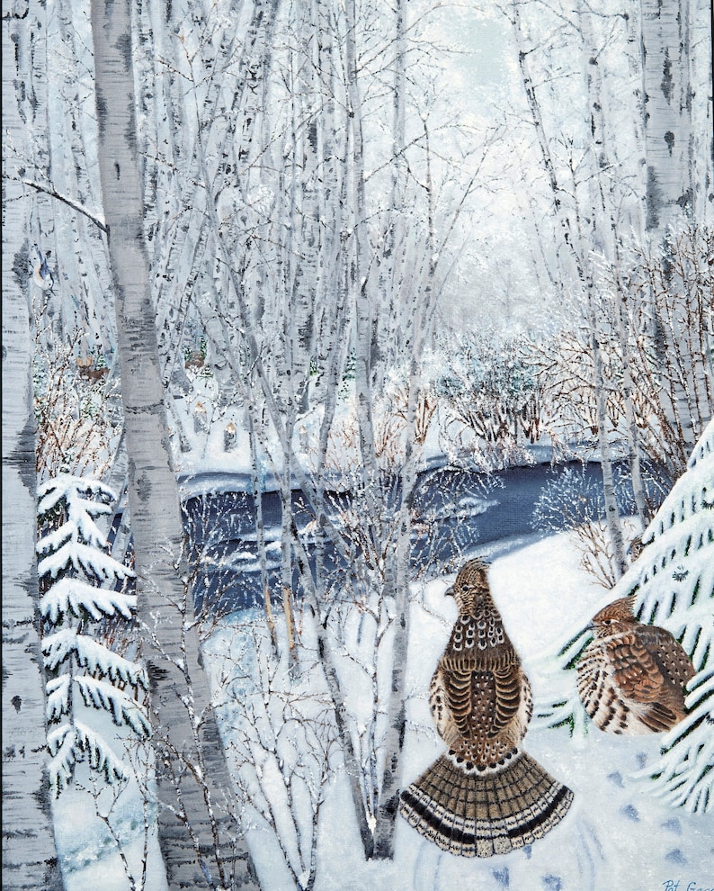 Winter Grouse - Etsy