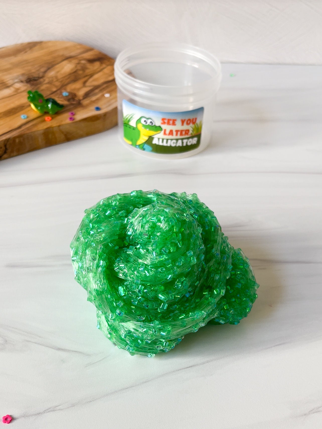 See You Later Alligator Bingsu Beads Slime Clear Slime - Etsy