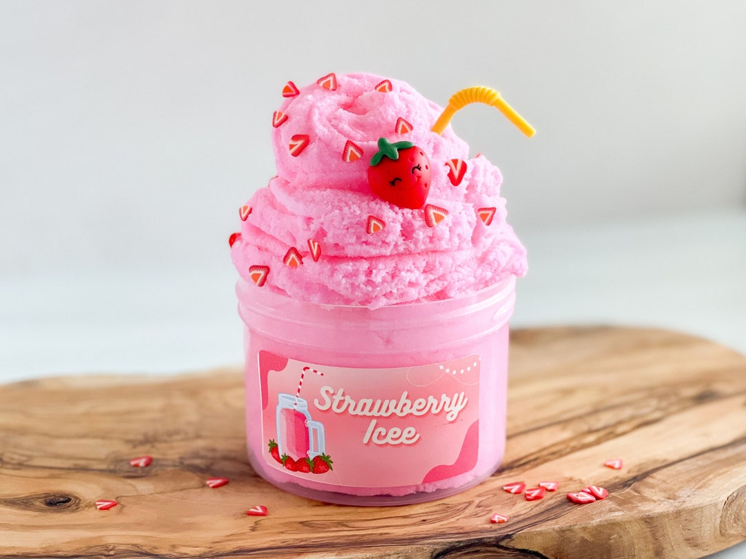 Strawberry Icee Slime - Etsy