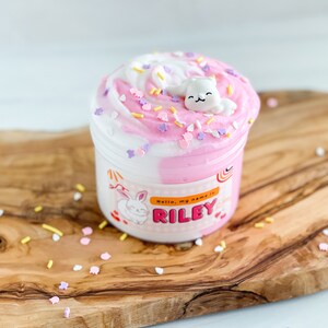 Riley Bunny Cloud Creme Slime - Etsy