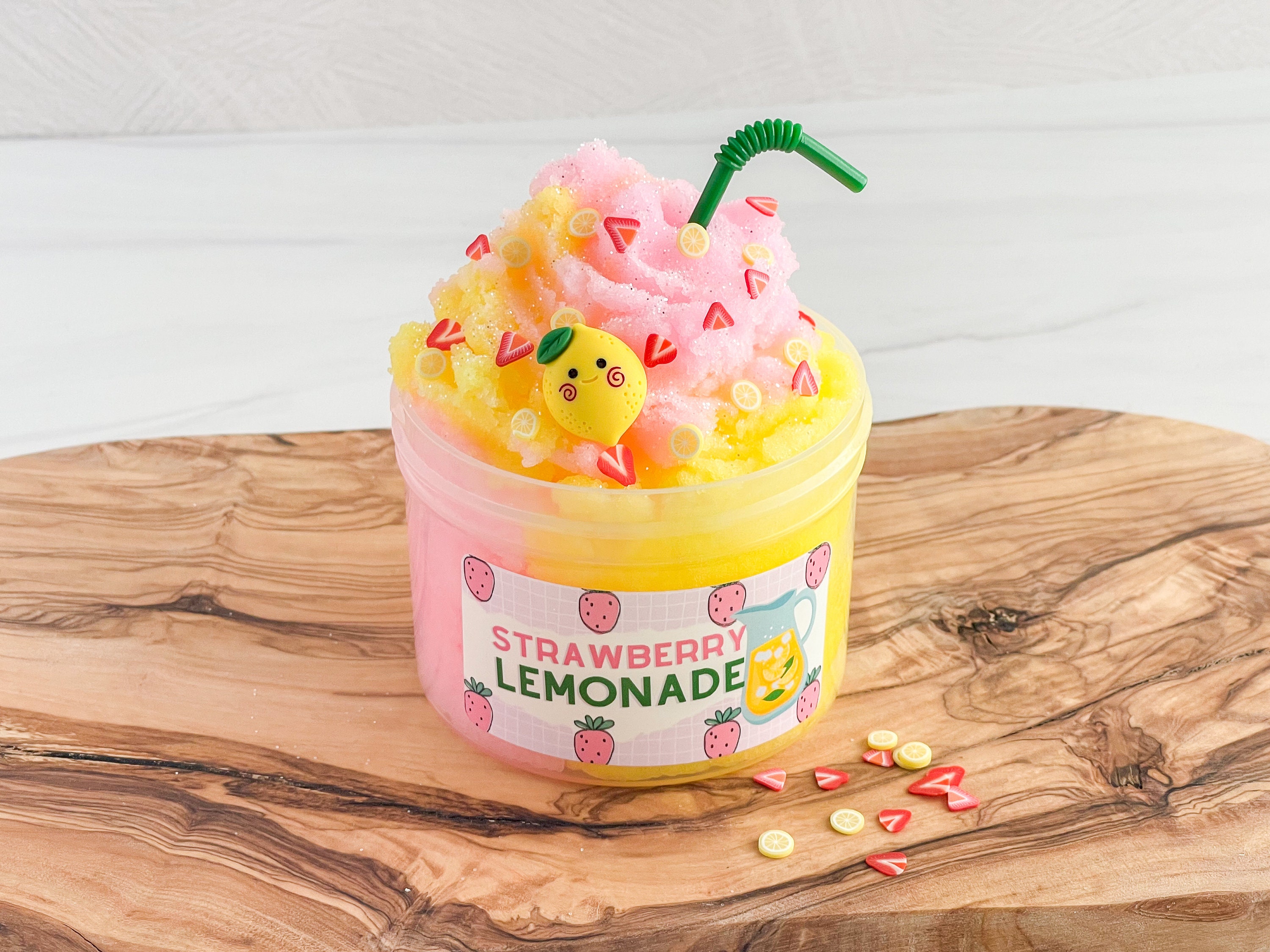 Strawberry Lemonade Icee Slime - Etsy