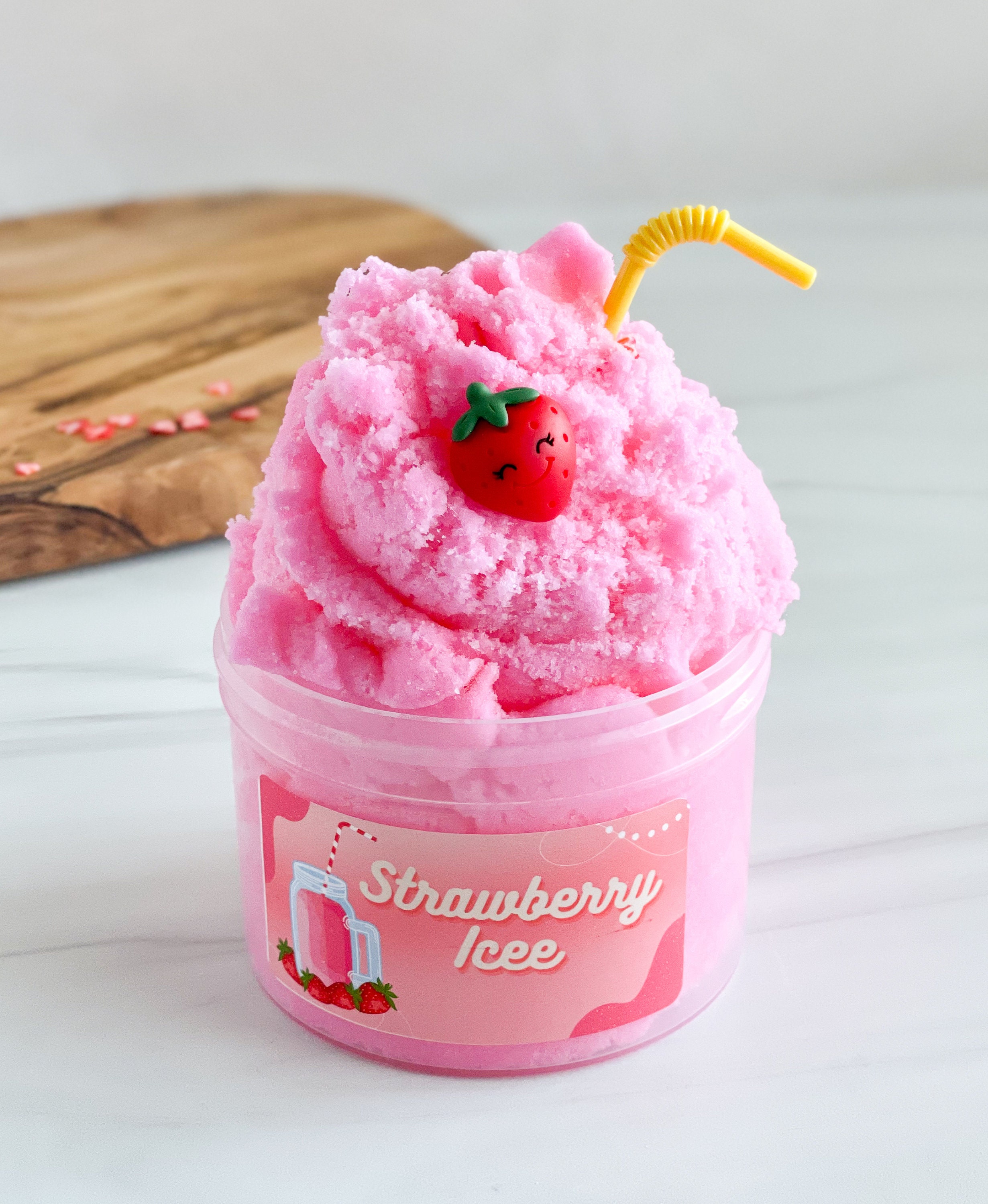 Strawberry Icee Slime - Etsy