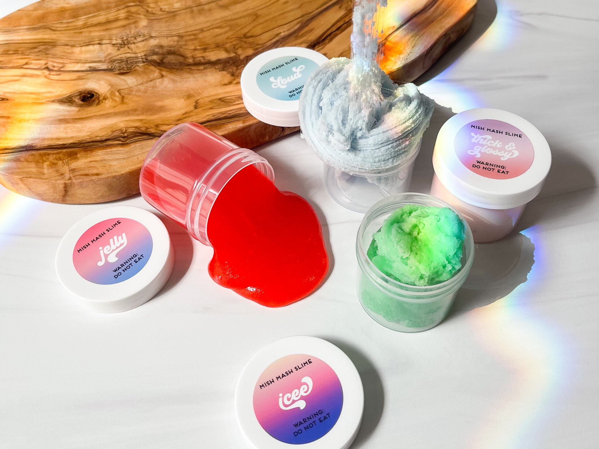 Slime Sampler 2 Oz Slimes Different Slime Textures Jelly - Etsy