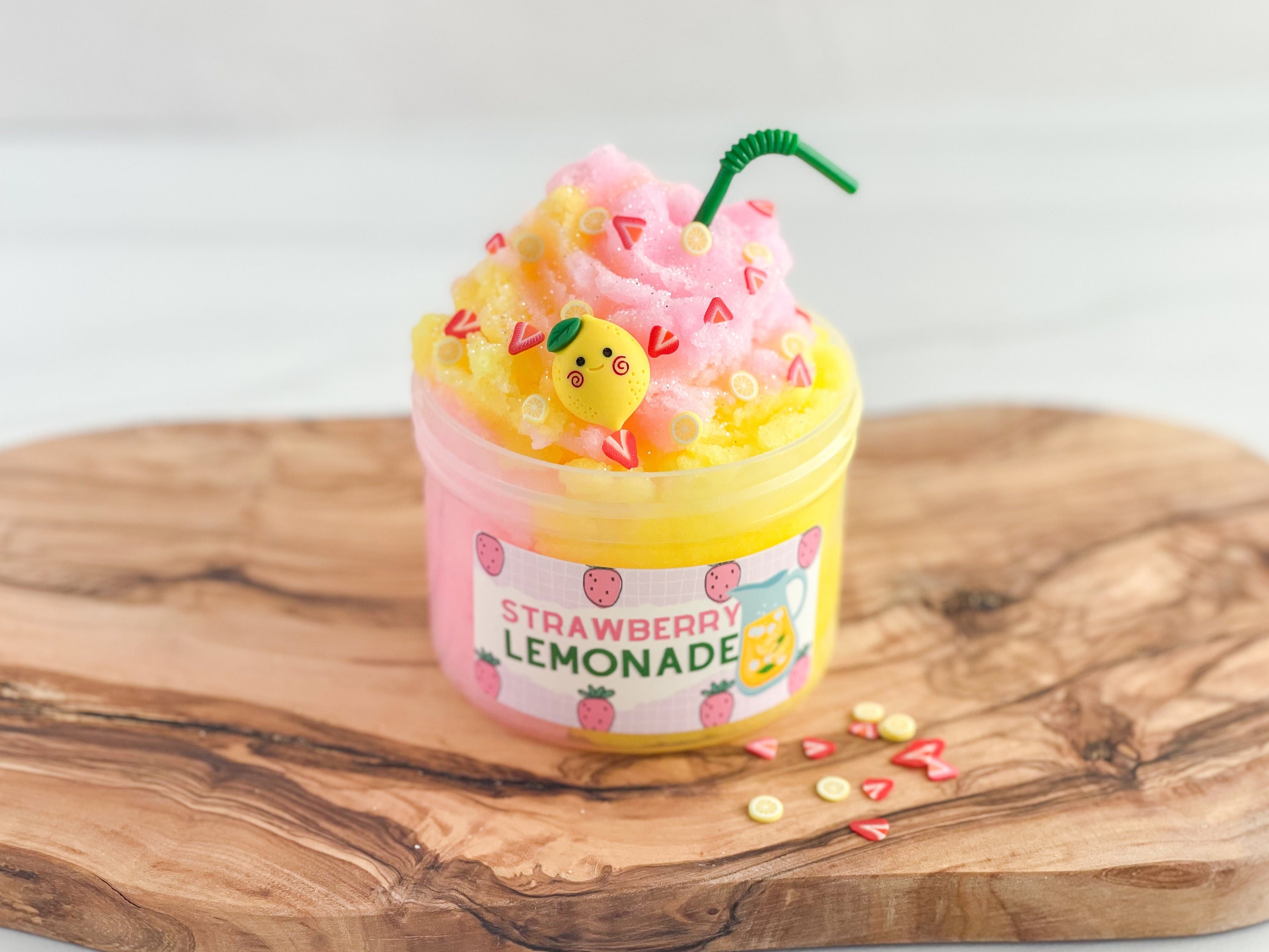 Strawberry Lemonade Icee Slime - Etsy