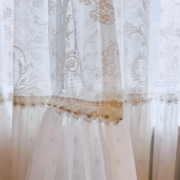 French Sheer Curtains - Etsy