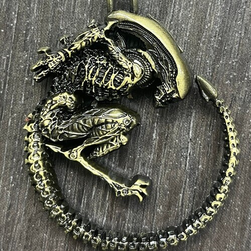 Alien Movie Keychain Alien Covenant Keychain Xenomorph Alien - Etsy