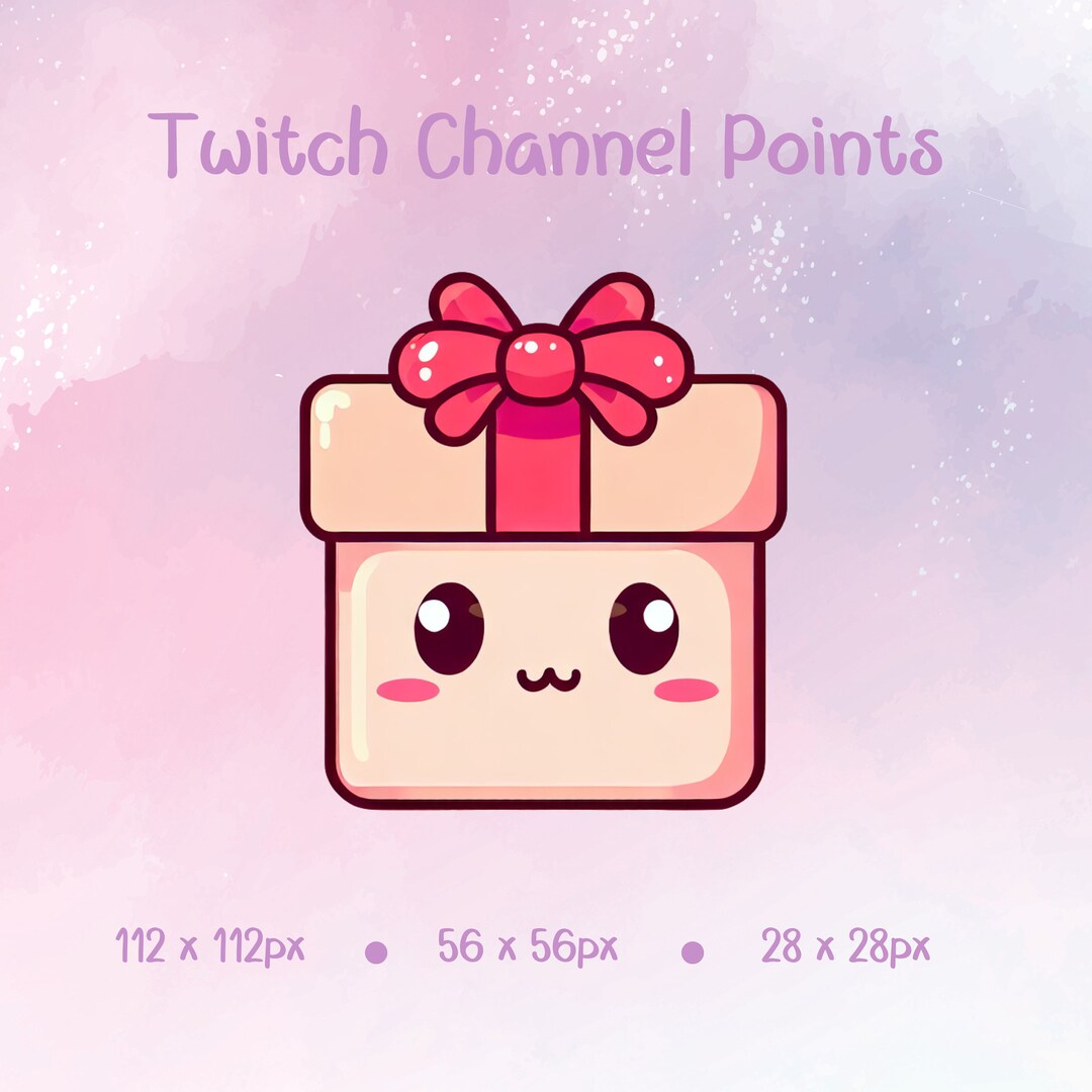 Kawaii Gift Box for Twitch Channel Points, Twitch Streamer, Youtube ...