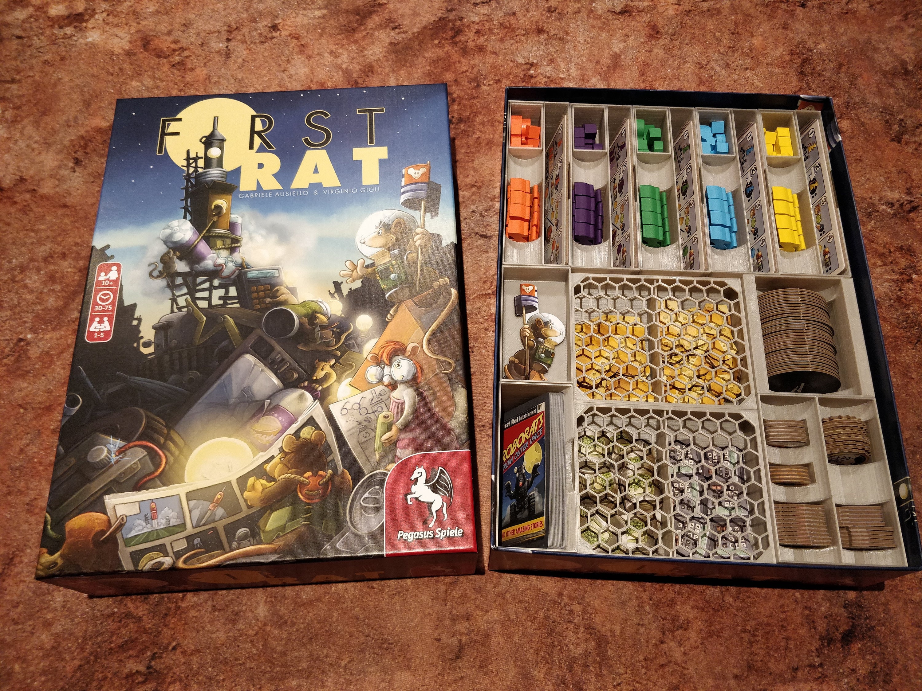 STL Files for First Rat Board Game Insert - Etsy