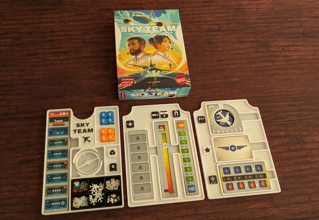 STL Files for Sky Team + Turbulence Board Game Insert - Etsy