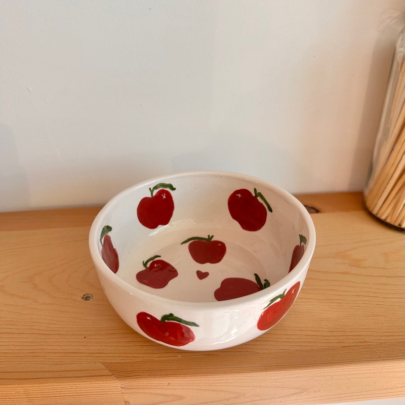 Apple Bowl - Etsy