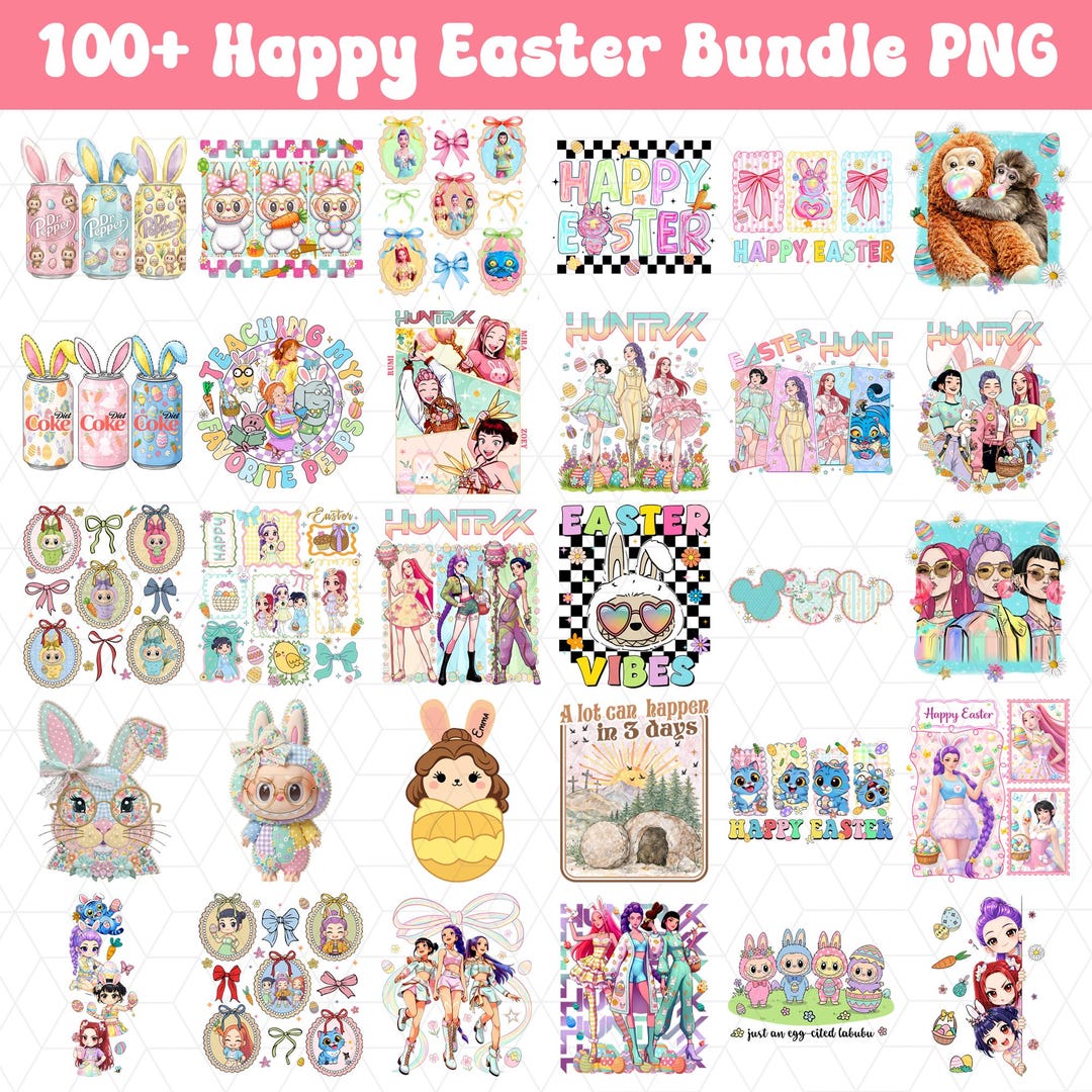 Easter Mega Bundle Png, Easter Png Bundle, Christian Easter Png, Easter ...