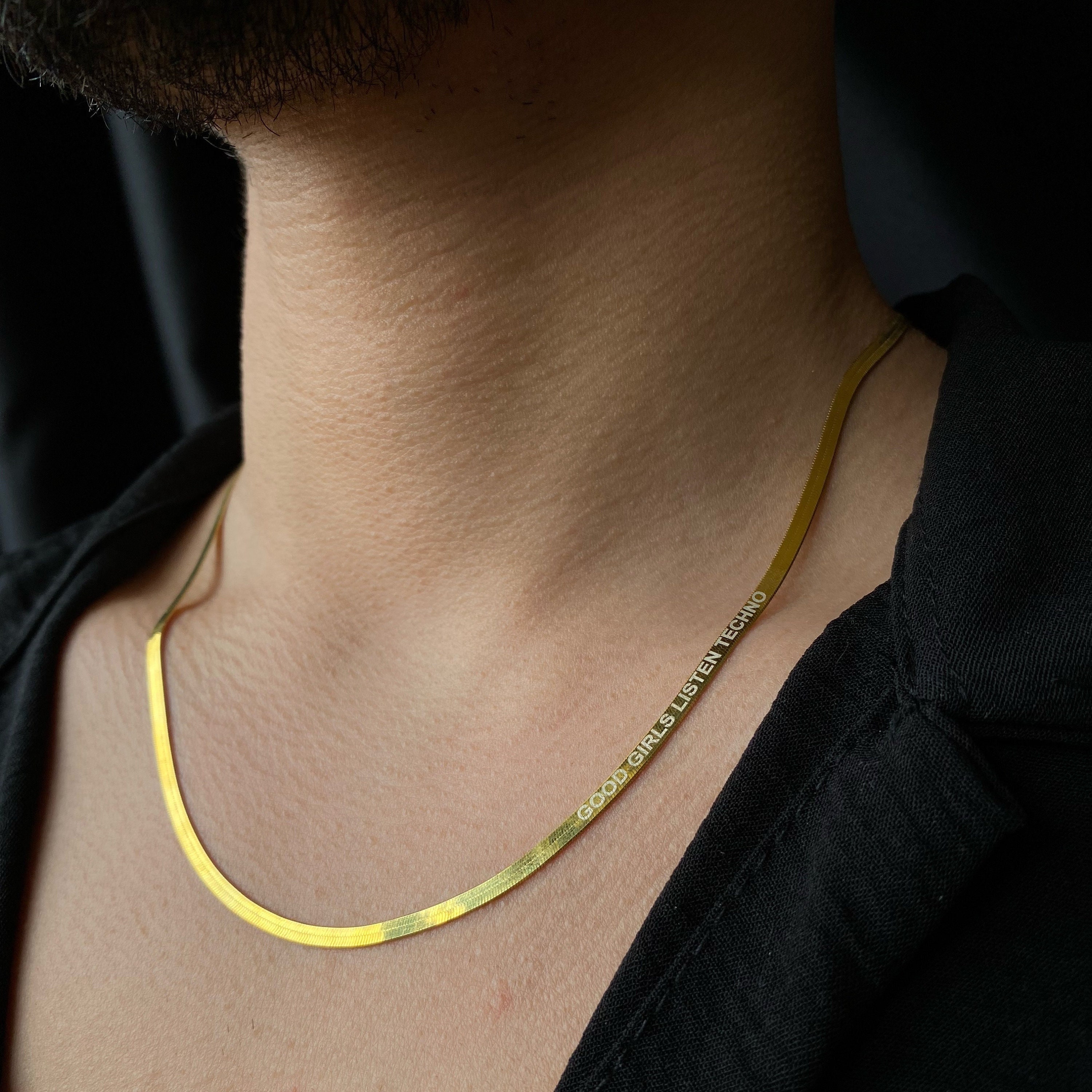 Asap Rocky Herringbone Chain