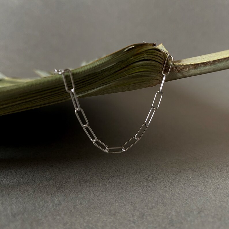 Paperclip Bracelet Men, Paper Clip Chain Bracelet Gift, Minimalist ...