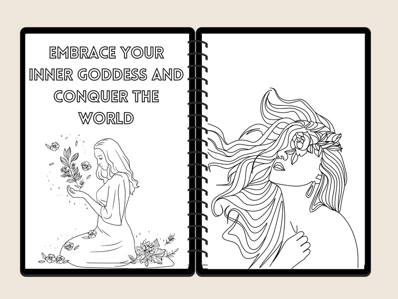 Coloring Prints for Adults Coloring Pages for Women Empowerment Quotes ...