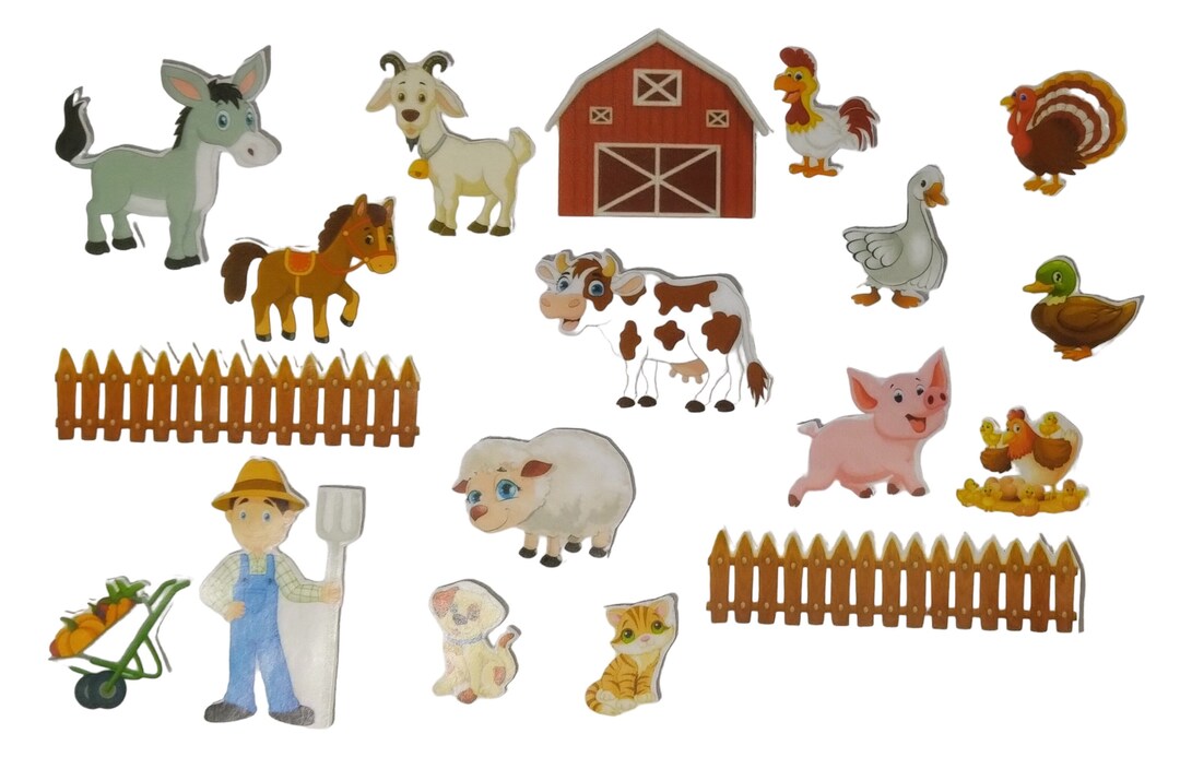 Old Macdonald Had a Farm Felt Board Set Flannel Board Story - Etsy