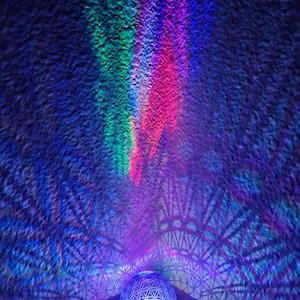 Flower of Life Light Projector, Tea Light, Color Changing Shadow ...