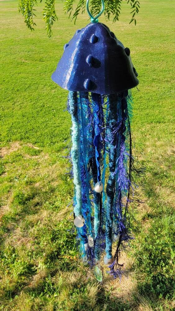 Crystal Jellyfish Suncatcher, Rainbow Maker, Window Display, 3D Printed ...