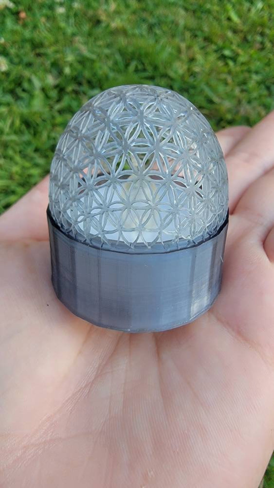 Flower of Life Light Projector, Tea Light, Color Changing Shadow ...