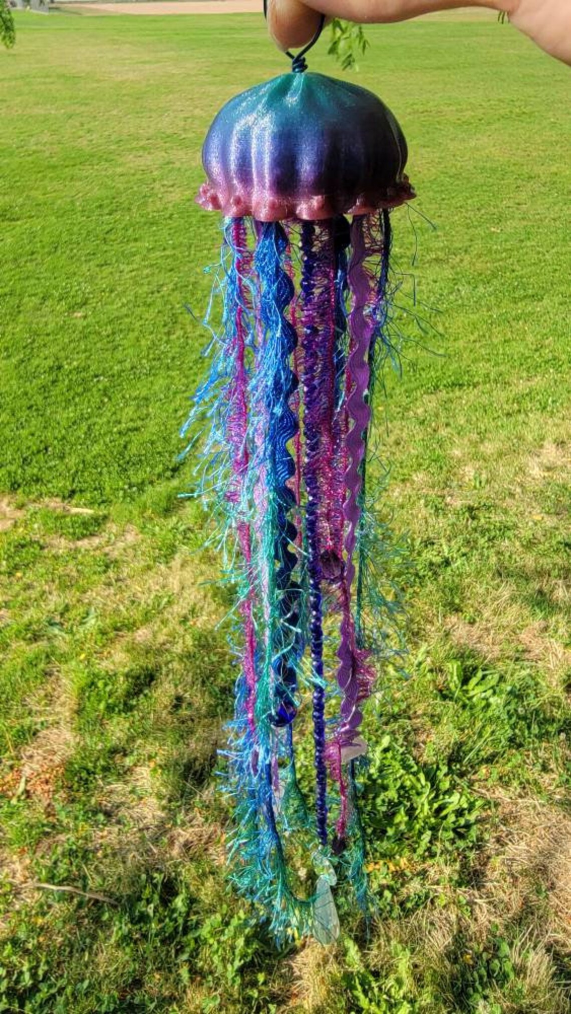 Crystal Jellyfish Suncatcher Rainbow Maker Window Display - Etsy