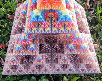 Translucent Fractal Pyramid Mystery Pick, Mystery Multicolor 3D Printed ...