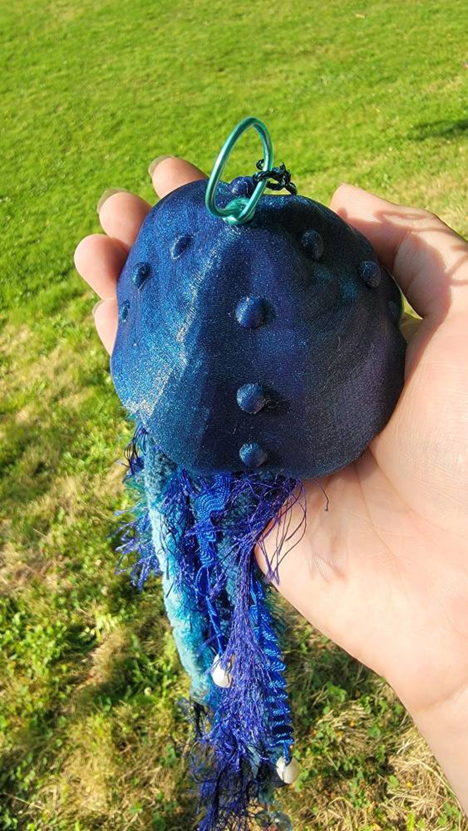 Crystal Jellyfish Suncatcher, Rainbow Maker, Window Display, 3D Printed ...